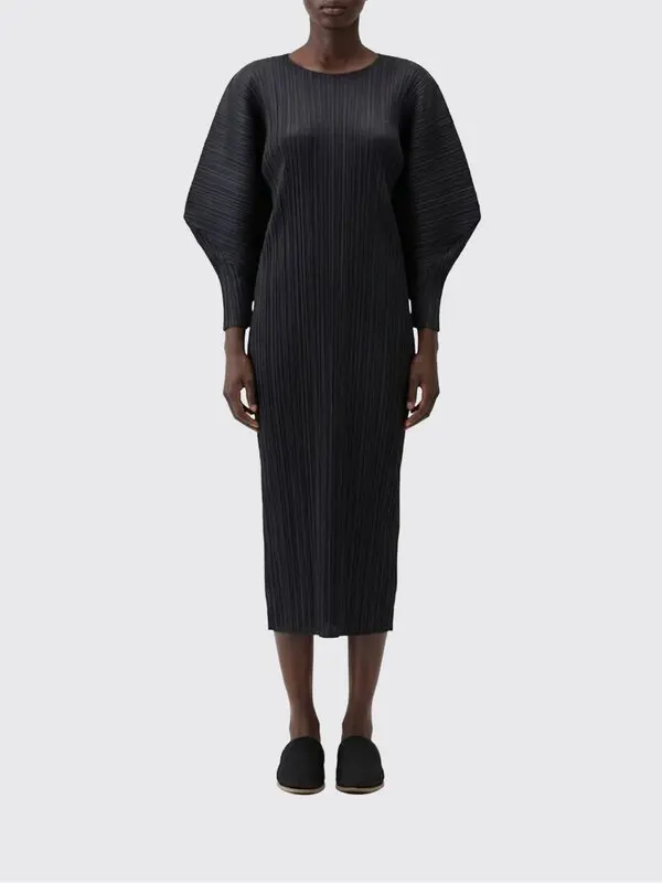 Issey Miyake Midi Crêpe Dress