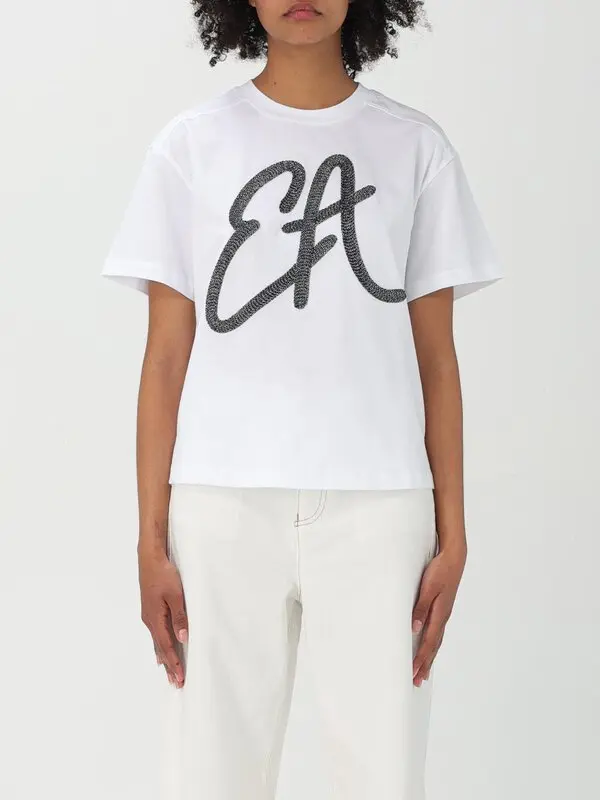 Emporio Armani T-shirt With Embellished Logo