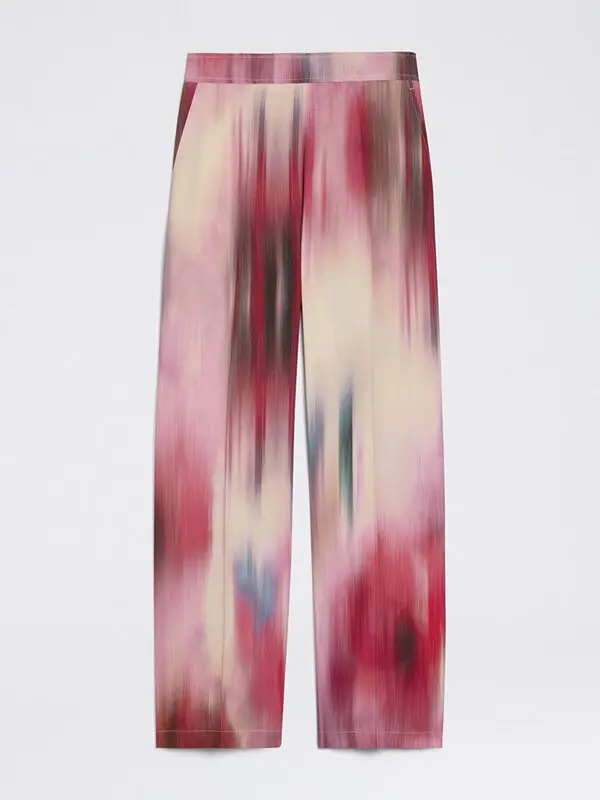 Momoni Printed Viscose Palazzo Trousers