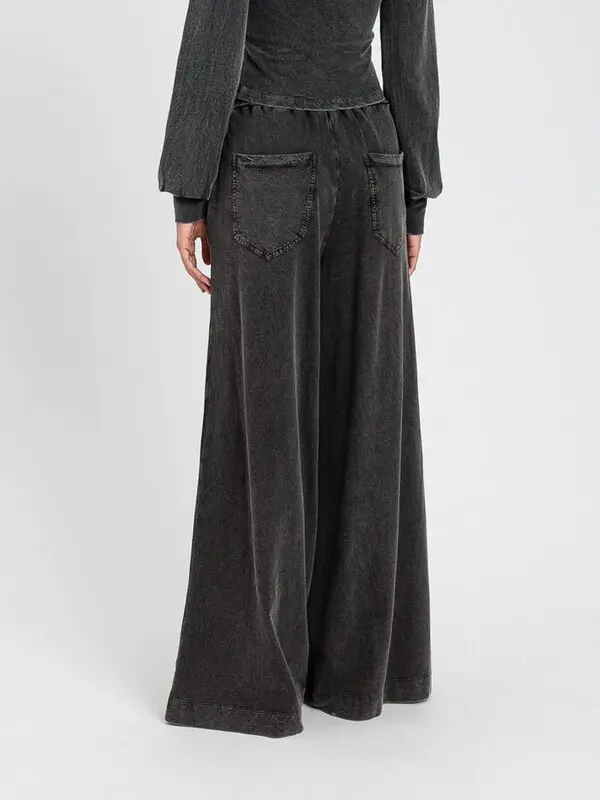TWINSET Wide-leg Cotton Trousers