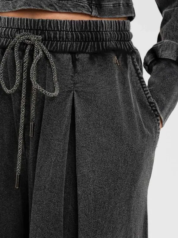 TWINSET Wide-leg Cotton Trousers