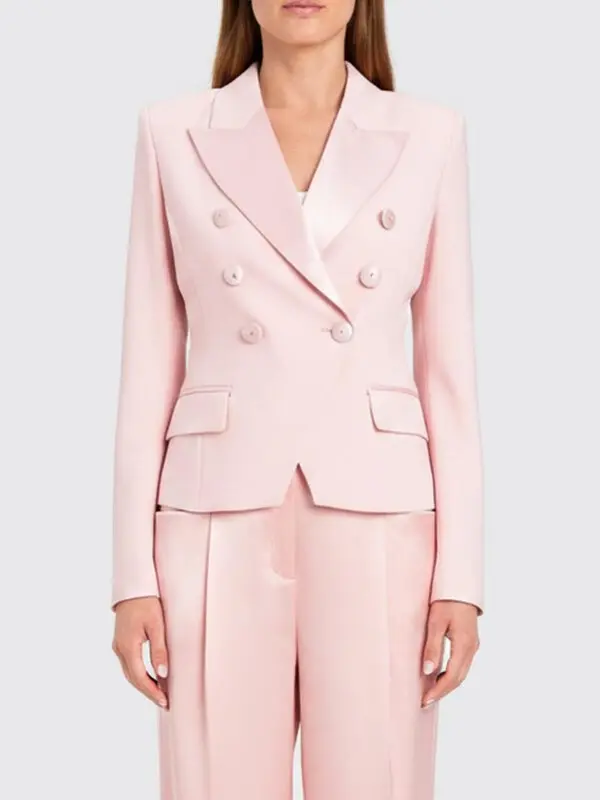 TWINSET Double-breasted Blazer - Pink