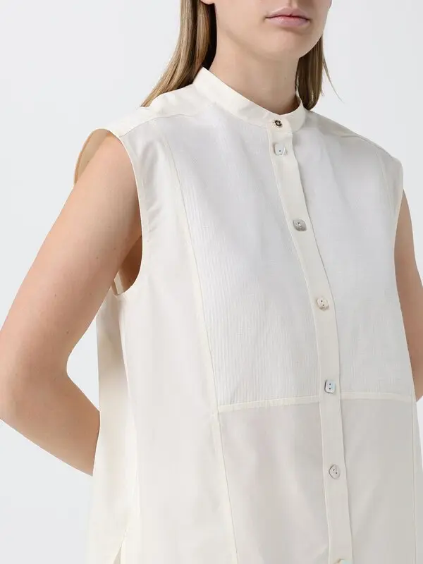 Paul Smith Cotton Blend Sleeveless Shirt