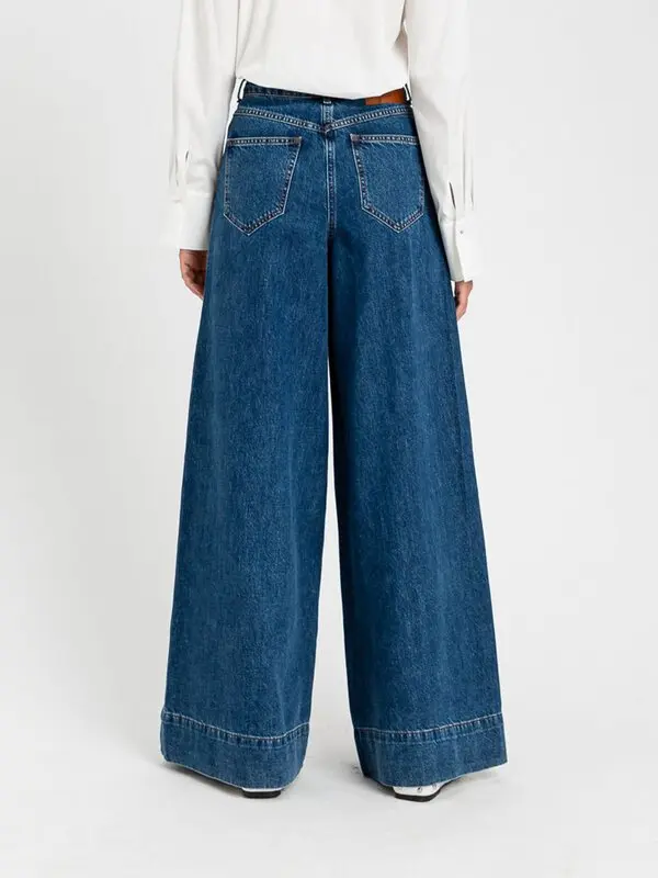 TWINSET Flared Jeans With Embroidery