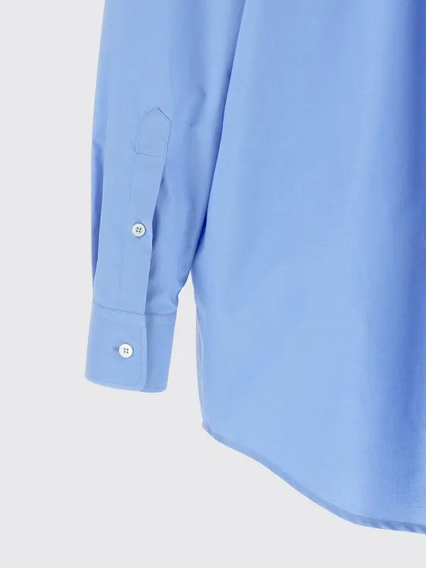 MAISON MARGIELA Sheer Panel Cotton Shirt