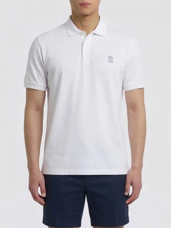 Brunello Cucinelli Polo Shirt Colour - White