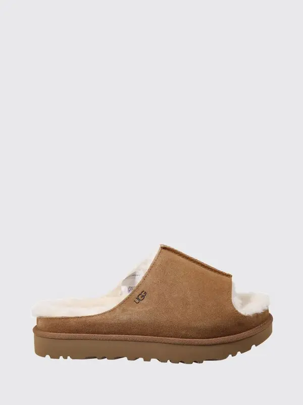 UGG Greenport Suede Sliders - Beige