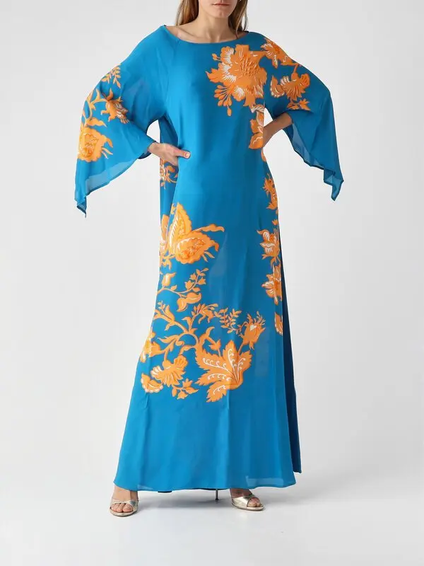 Etro Printed Viscose Long Dress