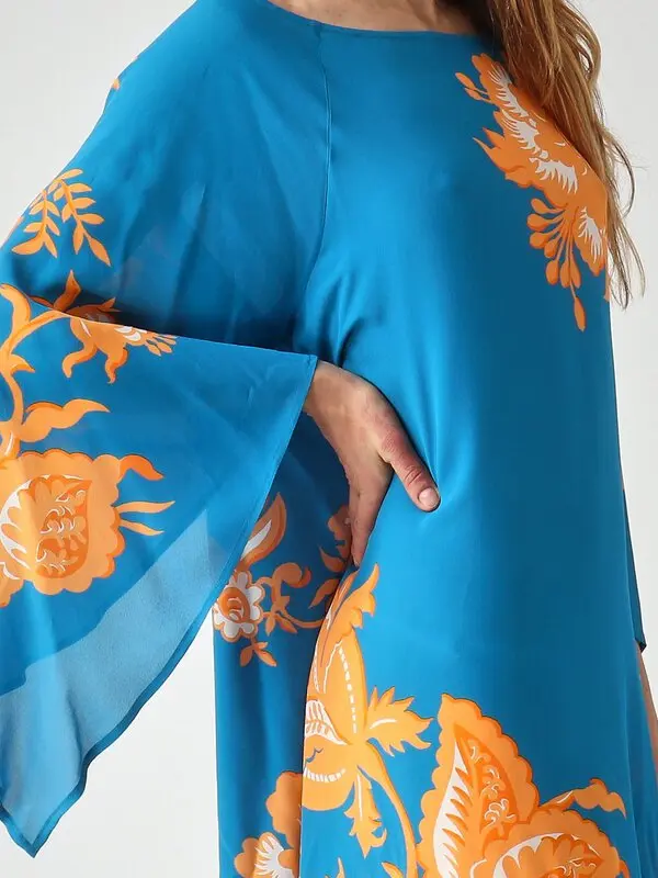 Etro Printed Viscose Long Dress