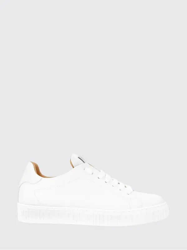 Philipp Plein Smooth Leather Low-top Sneakers With Applied Logo - White