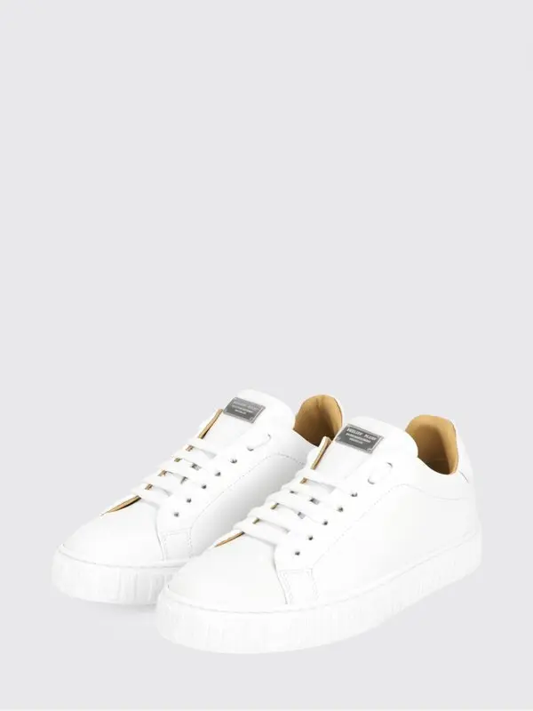 Philipp Plein Smooth Leather Low-top Lace-up Sneakers With Applied Logo