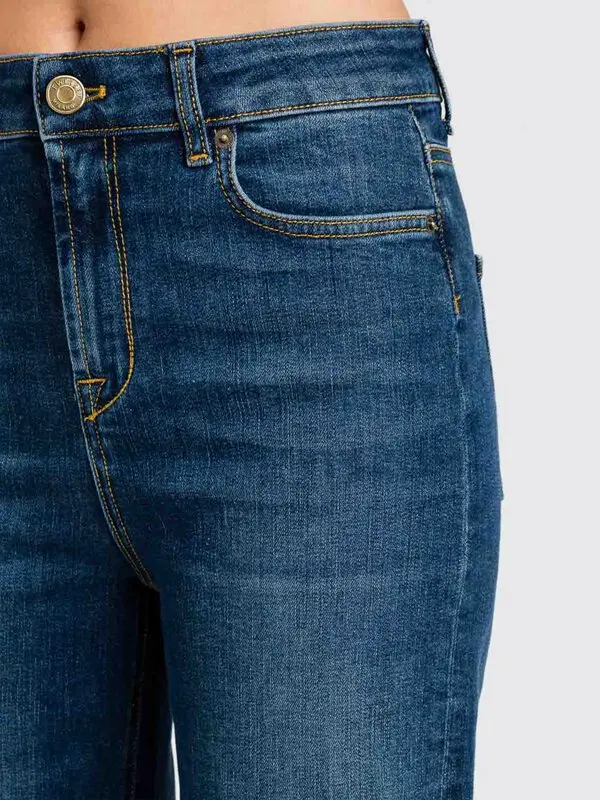 TWINSET Stretch Wide Leg Jeans