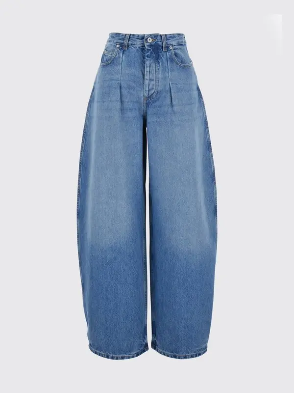 Jacquemus Le De-nîmes Ovalo High-waisted Wide-leg Jeans