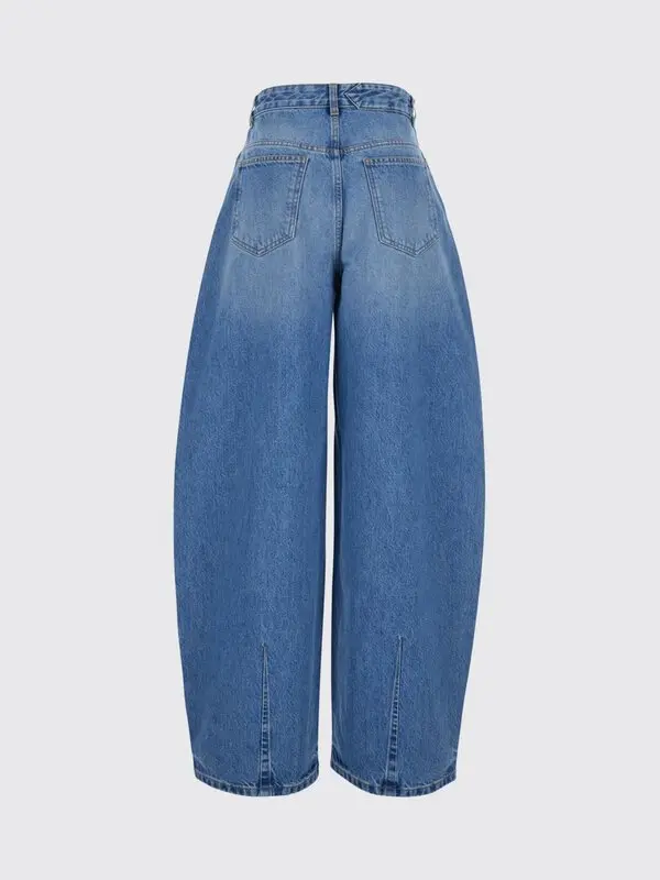 Jacquemus Le De-nîmes Ovalo High-waisted Wide-leg Jeans
