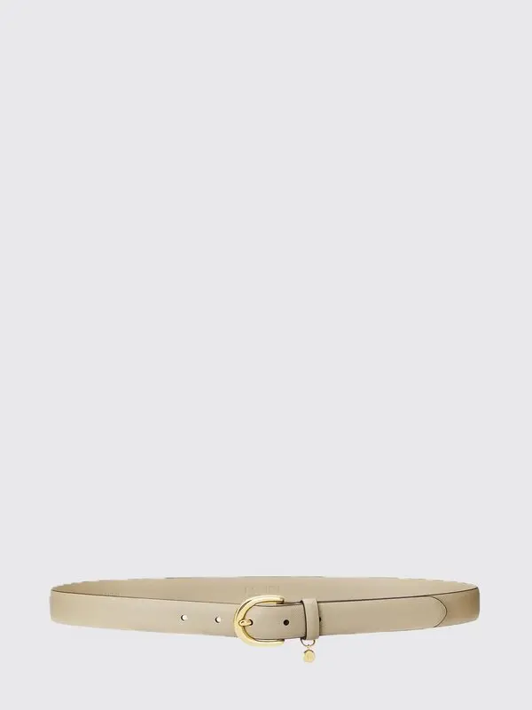 Ralph Lauren Saffiano Belt - Beige