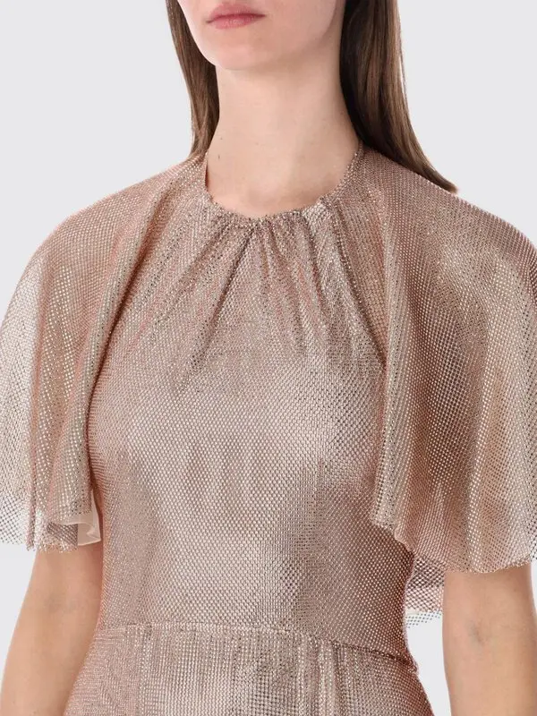 Alberta Ferretti Long Dress With Rhinestones