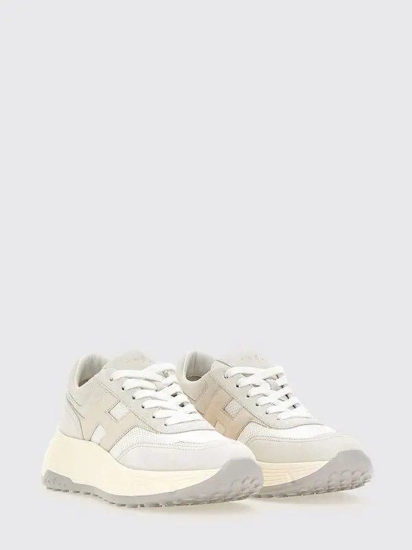 Hogan H669 Suede And Mesh Sneakers