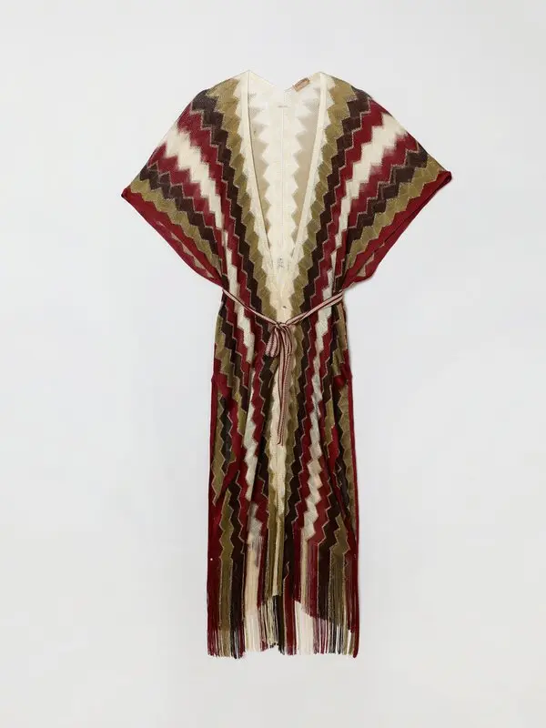 TWINSET Zig Zag Viscose Cardigan