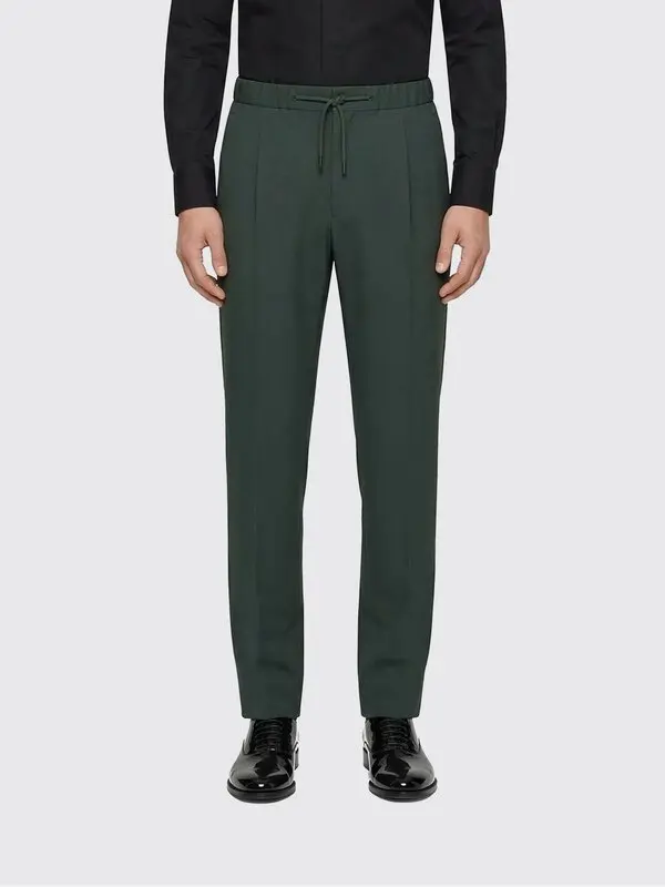 Giorgio Armani Linen Drawstring Trousers