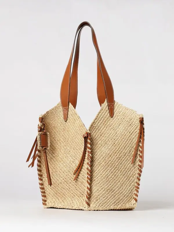 Isabel Marant Étoile Tampa Raffia And Leather Bag