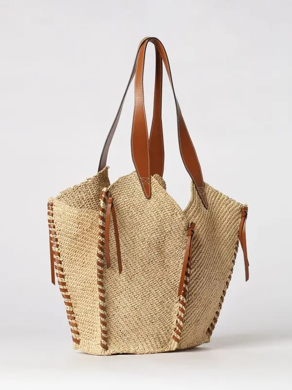 Isabel Marant Étoile Tampa Raffia And Leather Bag