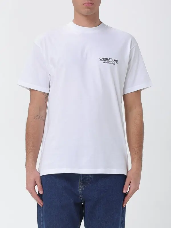 Carhartt Work In Progress Printed Cotton T-shirt - White
