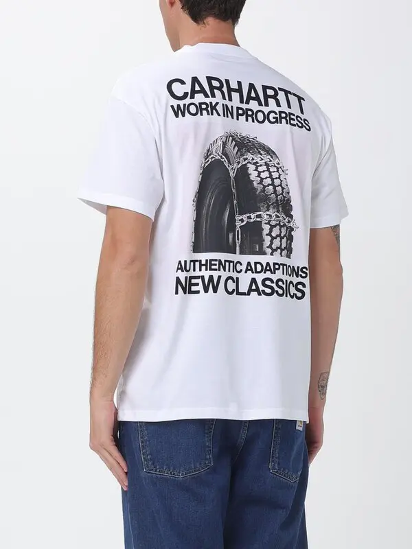Carhartt Work In Progress Printed Cotton T-shirt - White