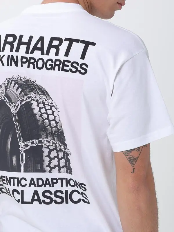 Carhartt Work In Progress Printed Cotton T-shirt - White