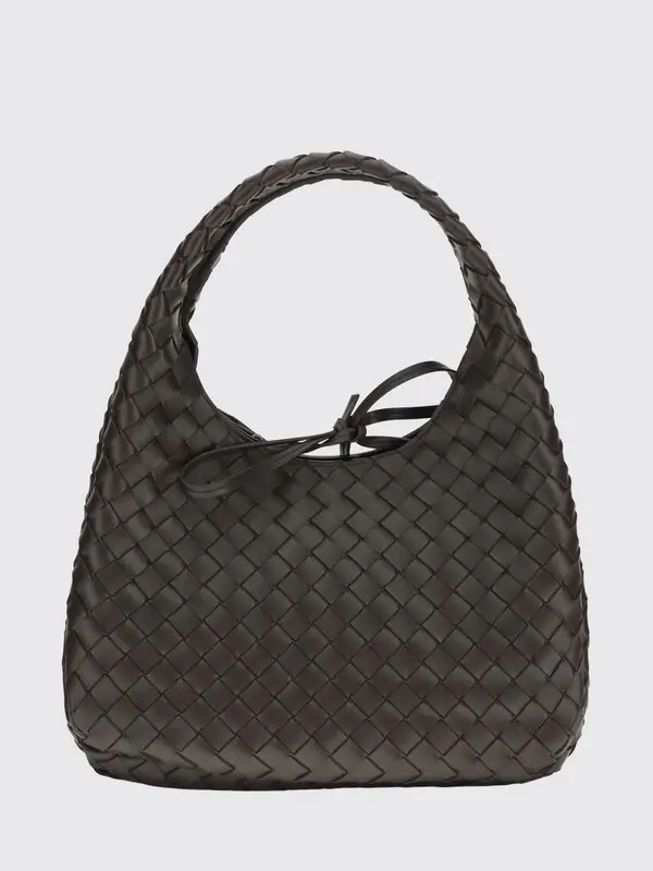 Bottega Veneta Woven Leather Shoulder Bag - Earth