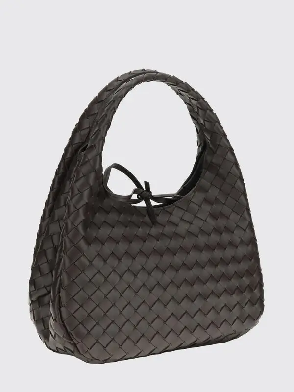 Bottega Veneta Woven Leather Shoulder Bag - Earth