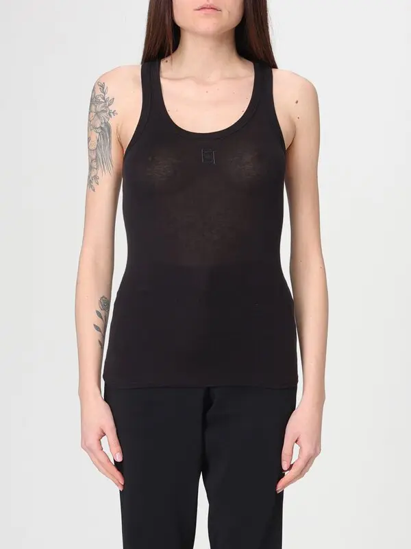 Elisabetta Franchi Lyocell And Wool Blend Top