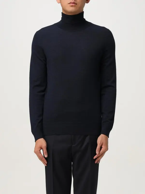 Barena Venezia Fine Knit Turtleneck Pullover - Blue