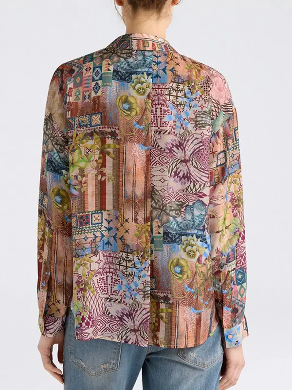 Momoni Printed Silk Shirt
