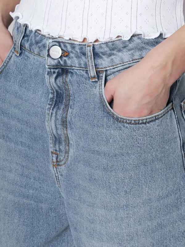 RÓHE Cotton Denim Palazzo Jeans