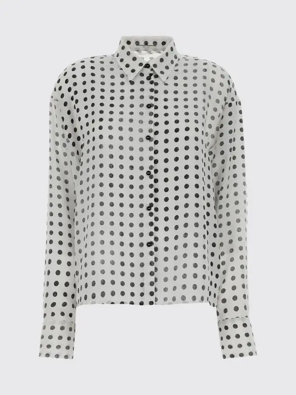 Ermanno Scervino Silk Polka Dot Shirt