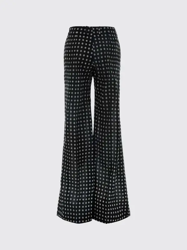 Ermanno Scervino Polka Dot Silk Flared Pants