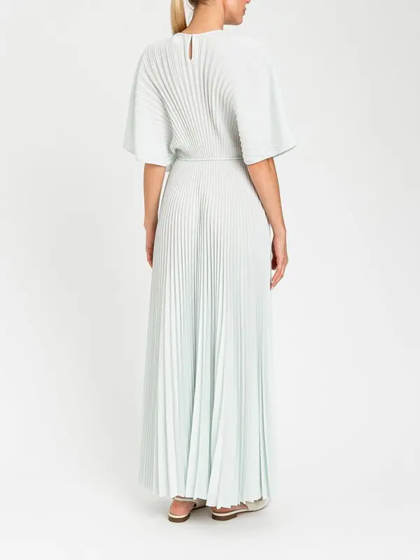 TWINSET Pleated Crêpe Long Dress