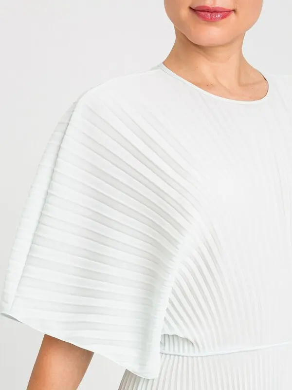 TWINSET Pleated Crêpe Long Dress
