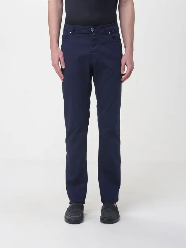 Jacob Cohen Slim Fit Stretch Cotton Trousers
