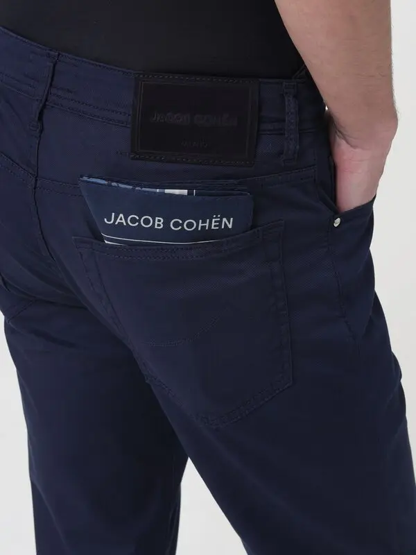 Jacob Cohen Slim Fit Stretch Cotton Trousers