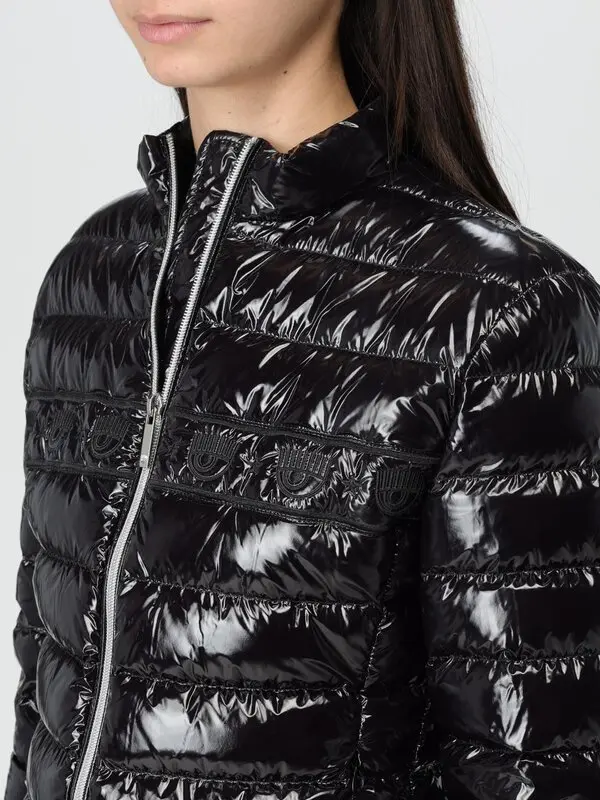 CHIARA FERRAGNI Puffer Jacket With Logo Detail