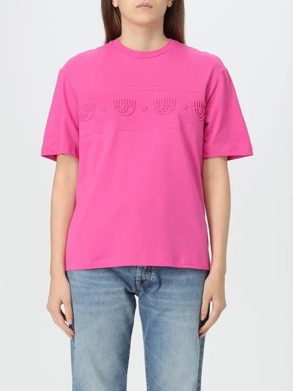 CHIARA FERRAGNI T-shirt With Embossed Detail