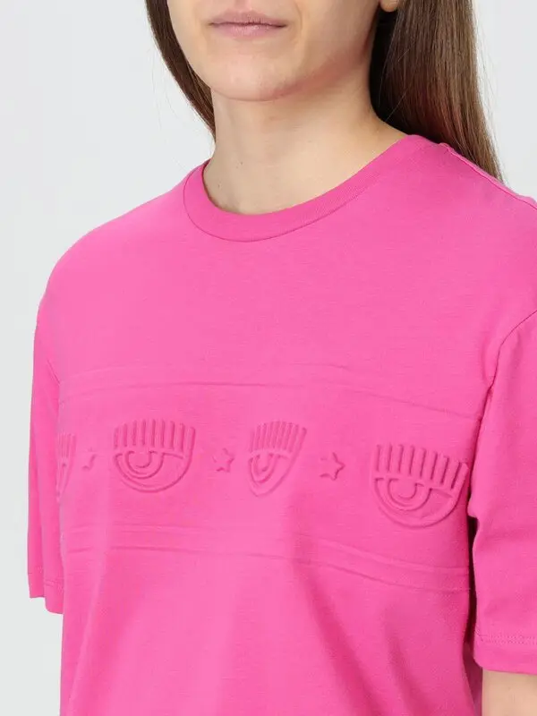 CHIARA FERRAGNI T-shirt With Embossed Detail