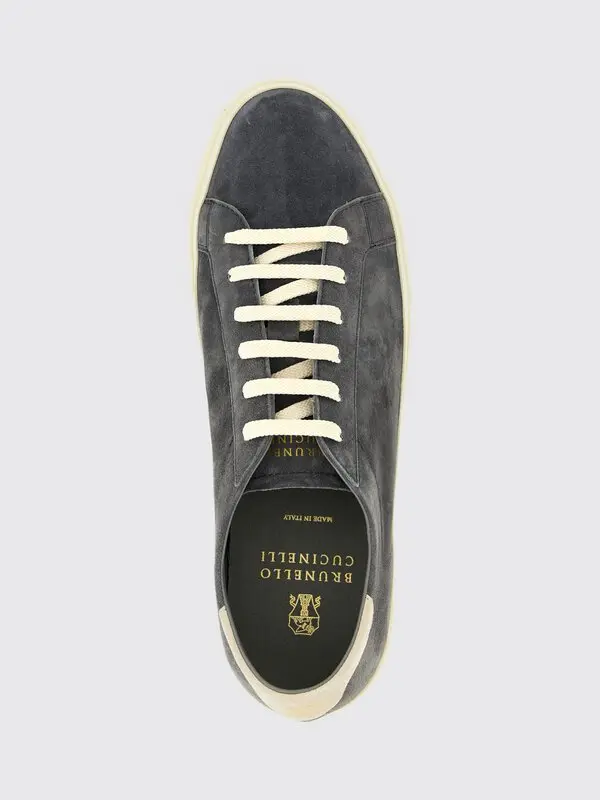 Brunello Cucinelli Suede Sneakers - Grey