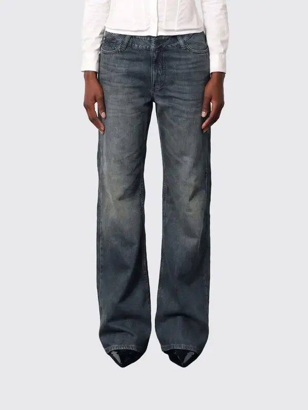 Balenciaga Straight Cotton Denim Jeans