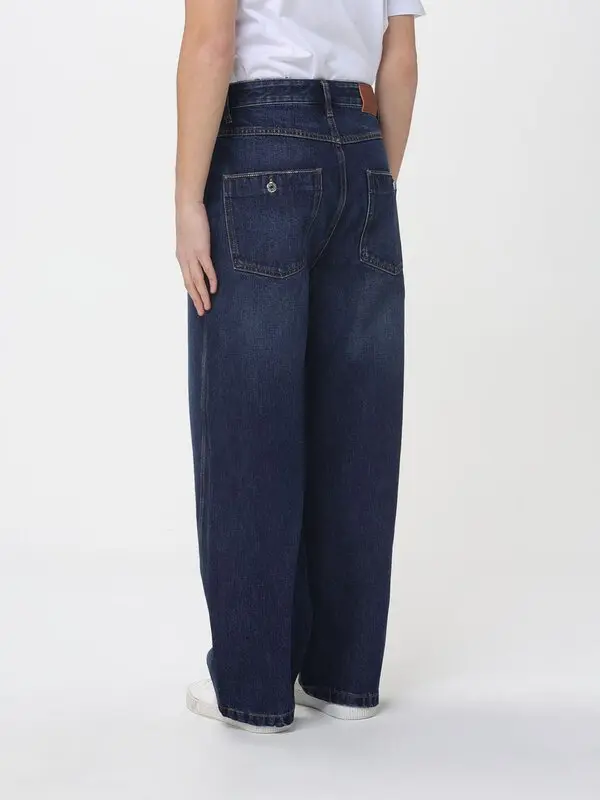 Emporio Armani Wide Leg Stretch Denim Jeans