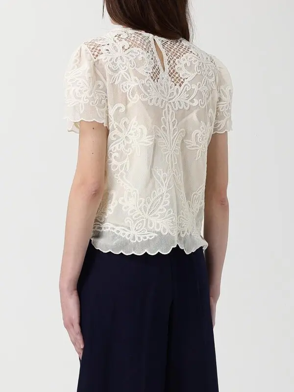 TWINSET Lace Top - White