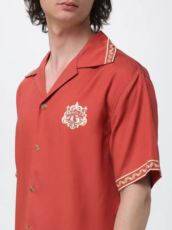 Drole De Monsieur Viscose Casual Shirt