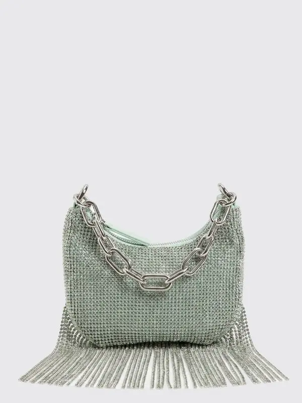TWINSET Embellished Crystal And Fringe Mini Bag - Water