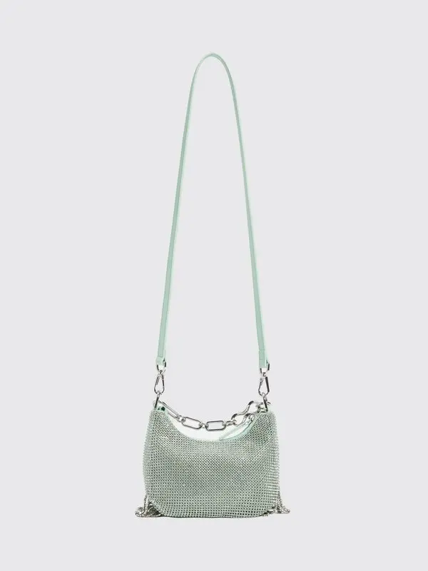 TWINSET Embellished Crystal And Fringe Mini Bag - Water
